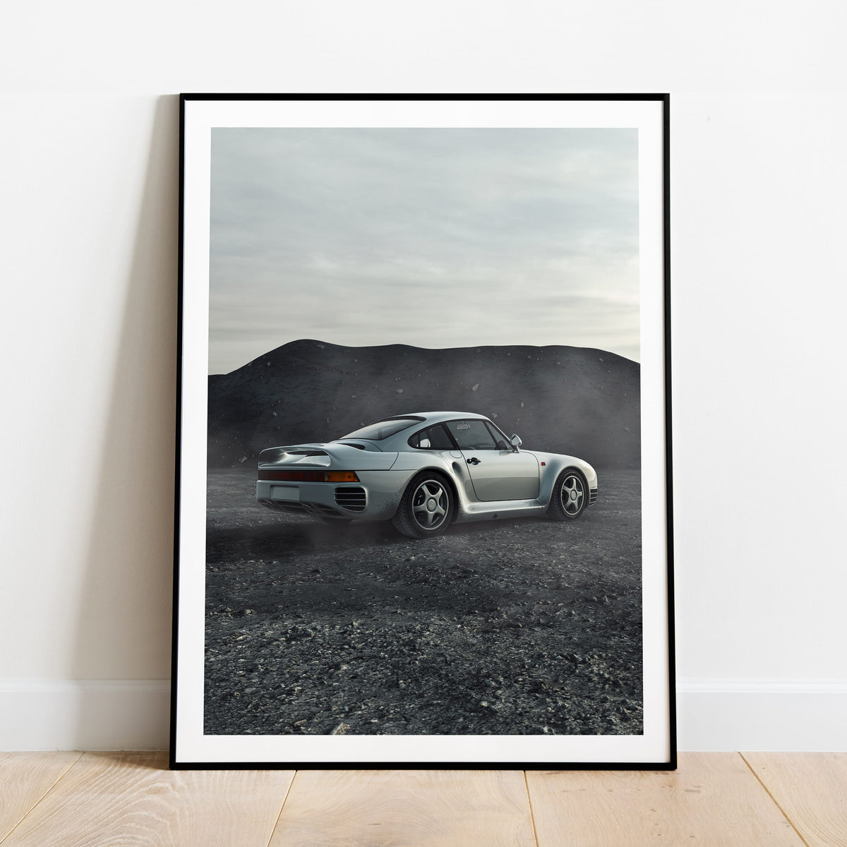 Porsche 959 in Desert 18x24in | Huseyin Erturk